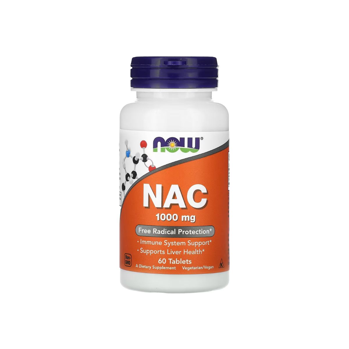 Добавка Now Foods NAC, 1000 мг, 60 таблеток - купити в інтернет ...